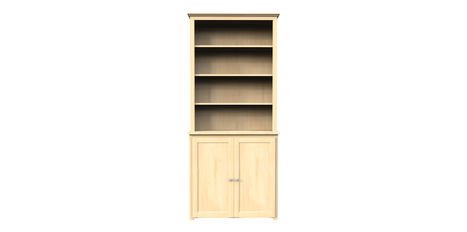 Bookcases with Doors – BostonWood Furniture